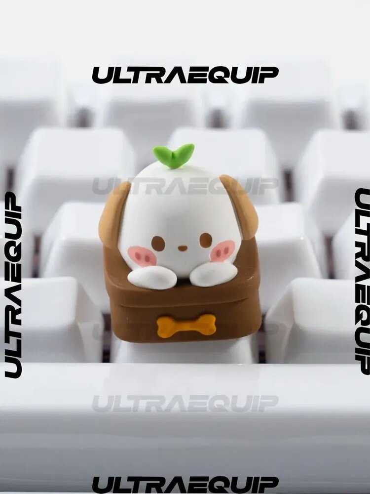 Кейкапы для механической клавиатуры Колпачки Artisan Keycap "PZG": 1U клавиша ESC, смола, подсветка, ручная работа, для MX Switch