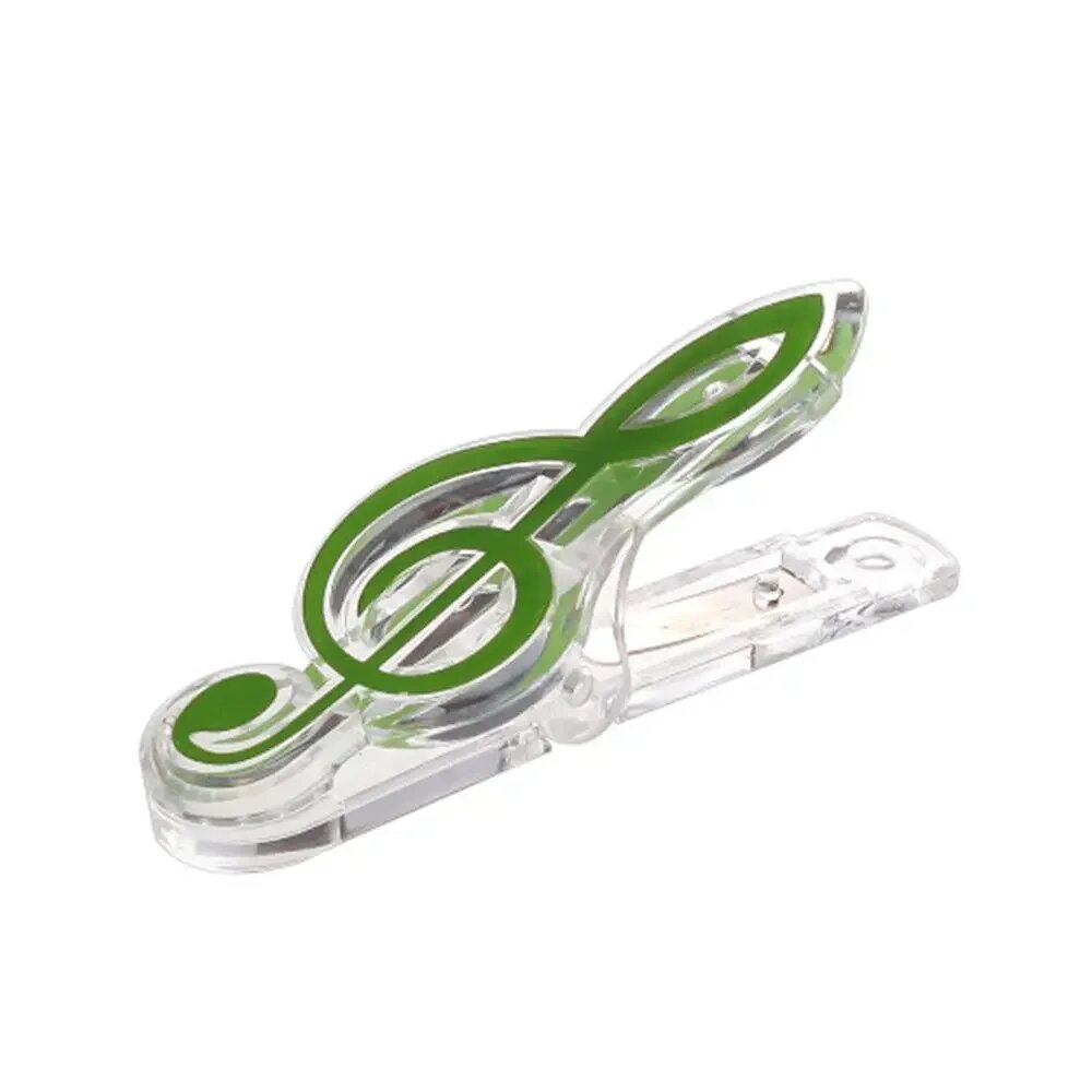 Пластиковая буквенная скрепка Зеленый, style4