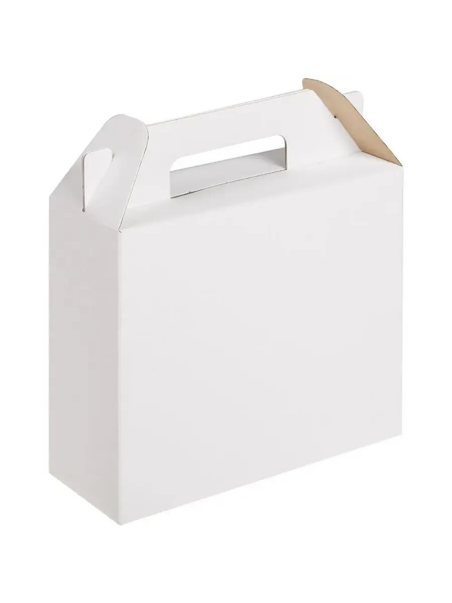 Практичная белая коробка для упаковки