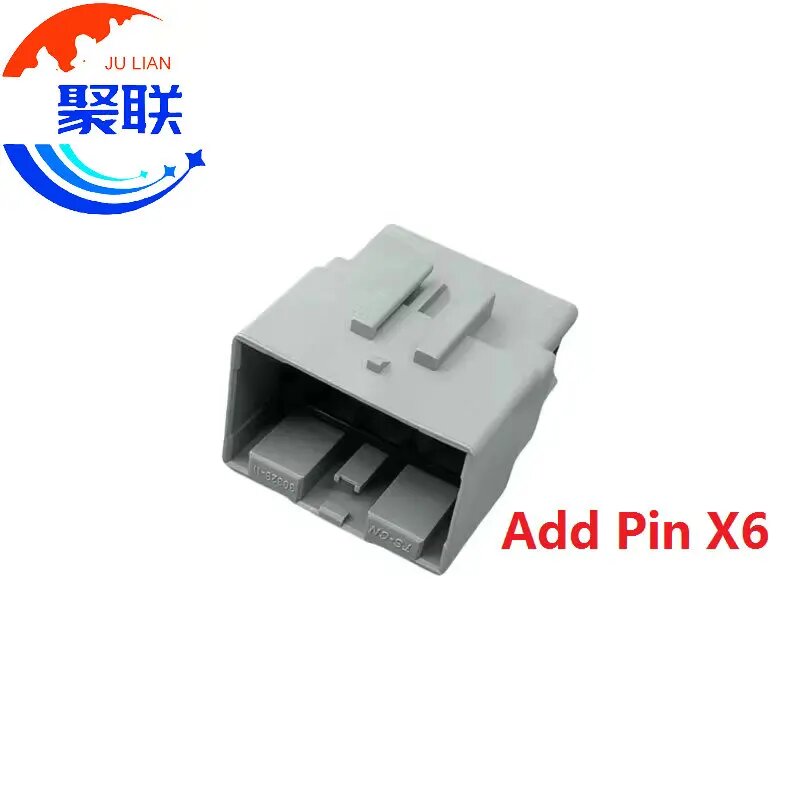 6-контактный разъем «папа-мама» 48В male with pins