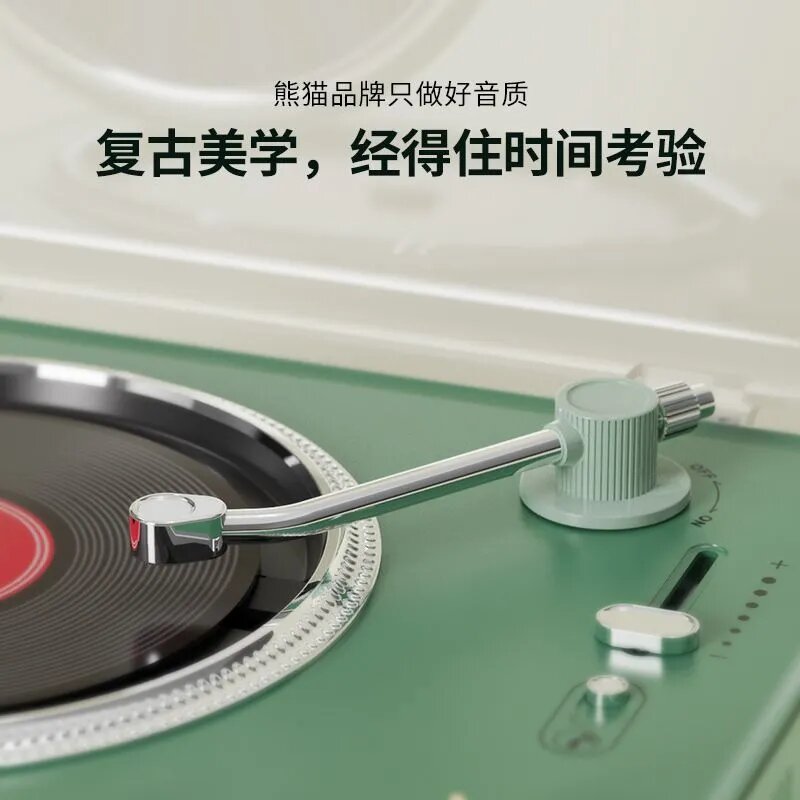 Ретро CD-плеер для дома с ЖК-дисплеем и Bluetooth, стереозвук, USB/TF — фото 1
