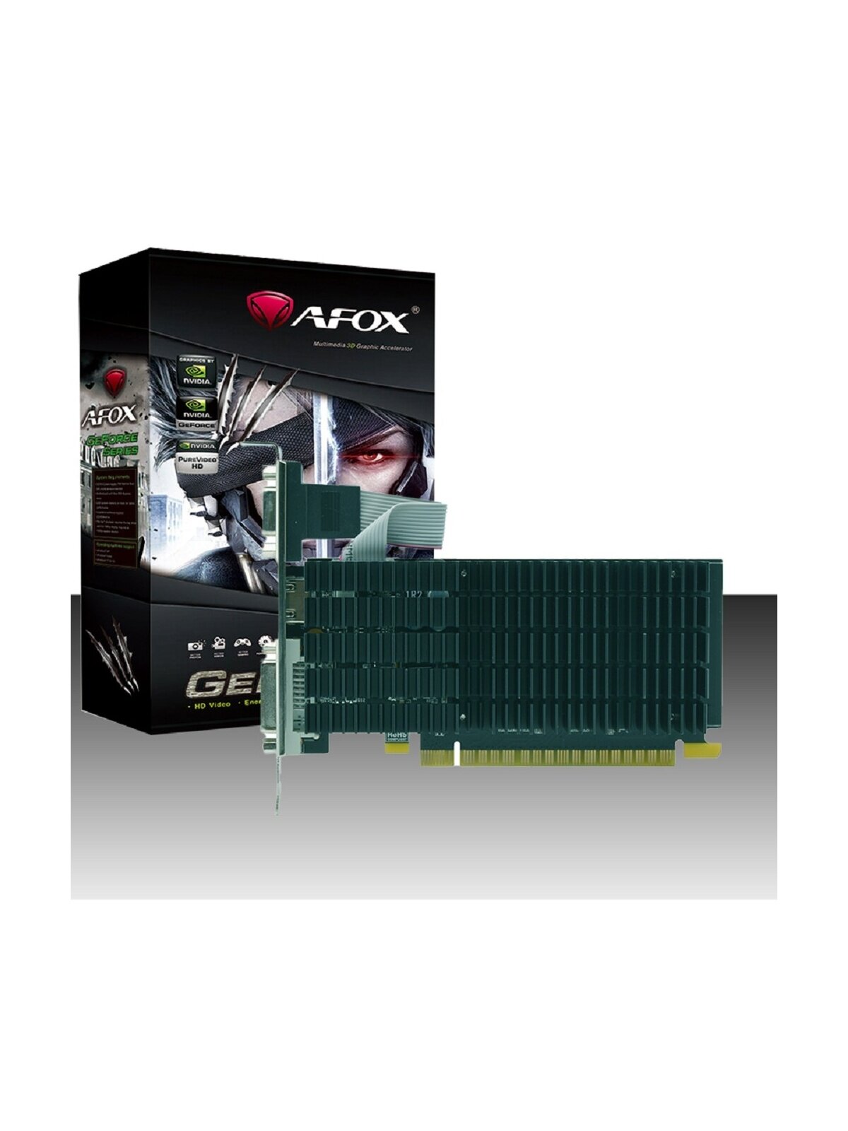 Видеокарта AFOX GT710 2GB DDR3 64bit VGA/DVI/HDMI Passive (AF710-2048D3L5) RTL