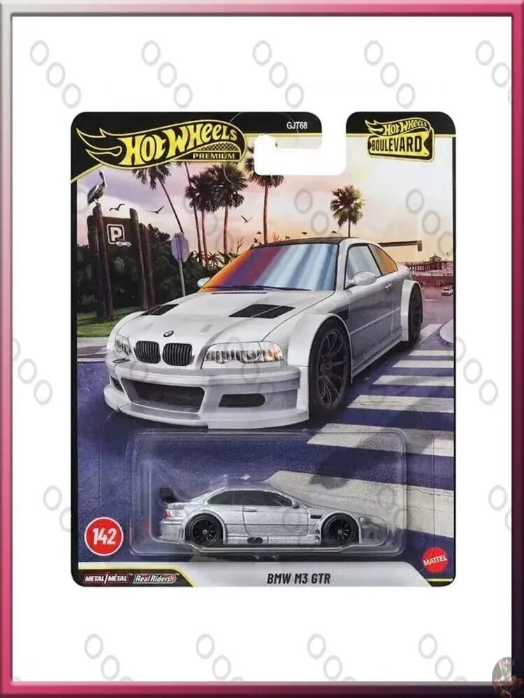 Машинка Premium 1/64 GJT68 BMW M3 GTR коллекционная металлическая модель