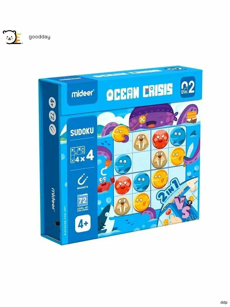 Настольная игра Судоку "Океан" 4+
