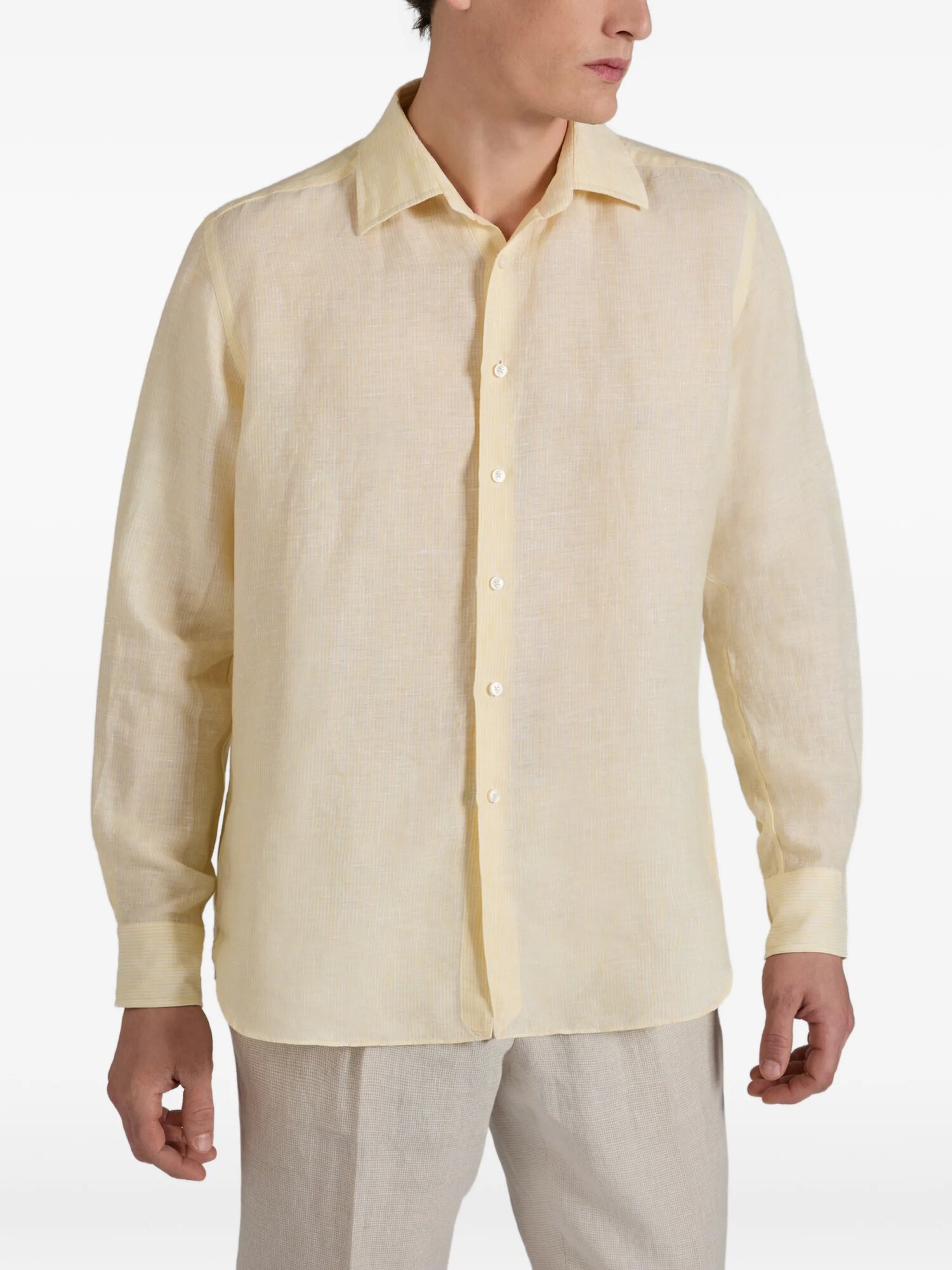 Рубашка Glanshirt, размер XS, yellow — фото 1