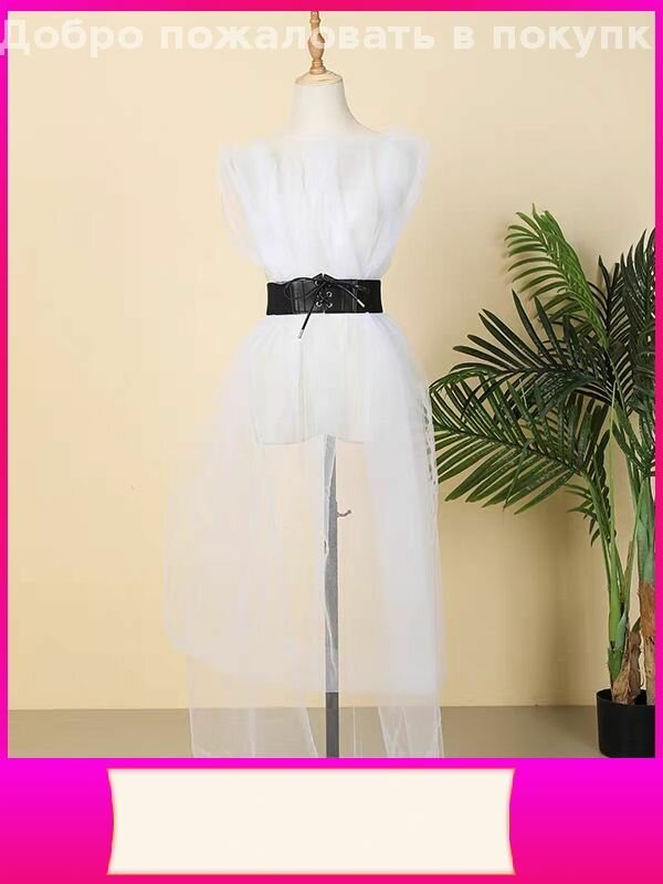 Бестселлер из белого фатина 1,7 на 1 метр, средней жесткости