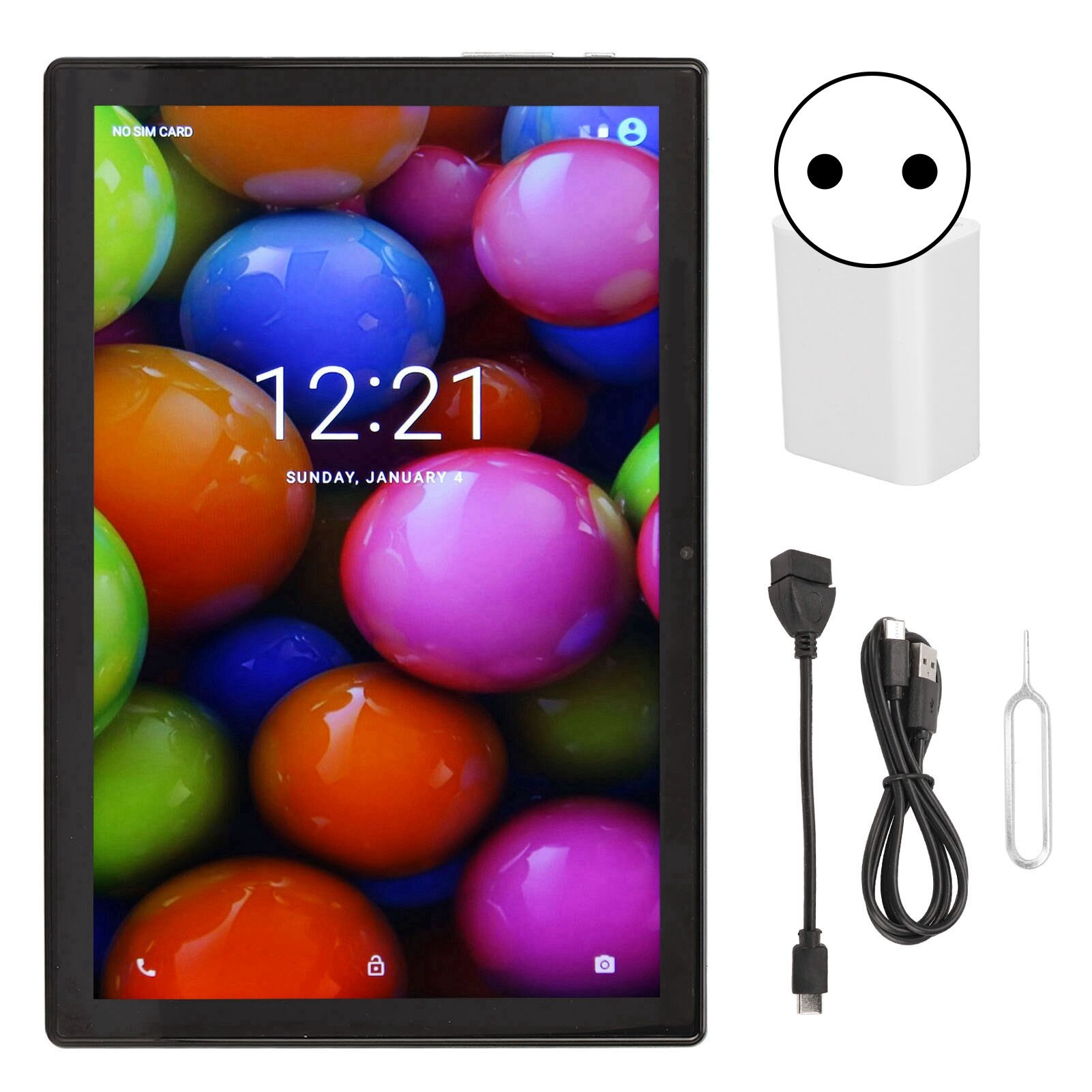 Планшет 10,1 дюйма 1960x1080 IPS для Android 11, 8ядерный процессор 2,4 ГГц, 5G/2,4 ГГц WiFi, двойна