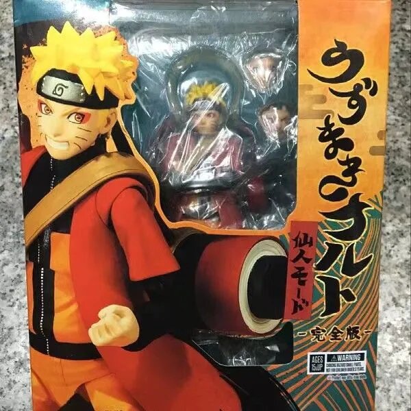 Фигурка Naruto Uzumaki Shippuden Action Figure: коллекционная фигурка Наруто из ABS пластика для мальчиков — фото 1