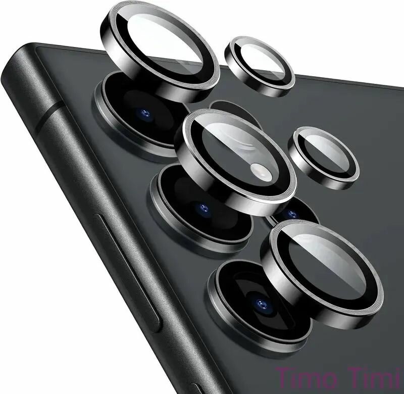 Защитные линзы на камеру Samsung S26 Ultra ANANK Lens Guard, антибликовые, черные