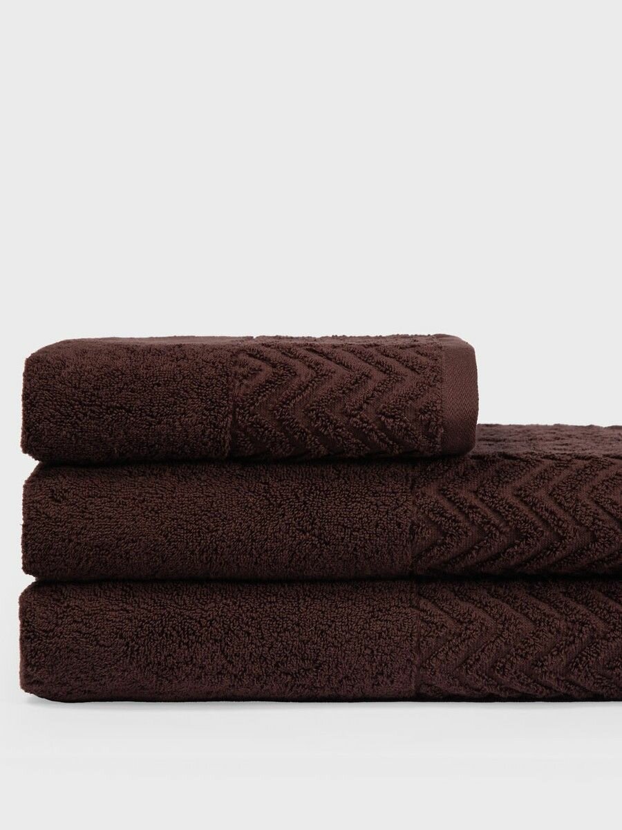 Полотенце Askona Home (Аскона) банное XL Blanc 90*150 темный шоколад