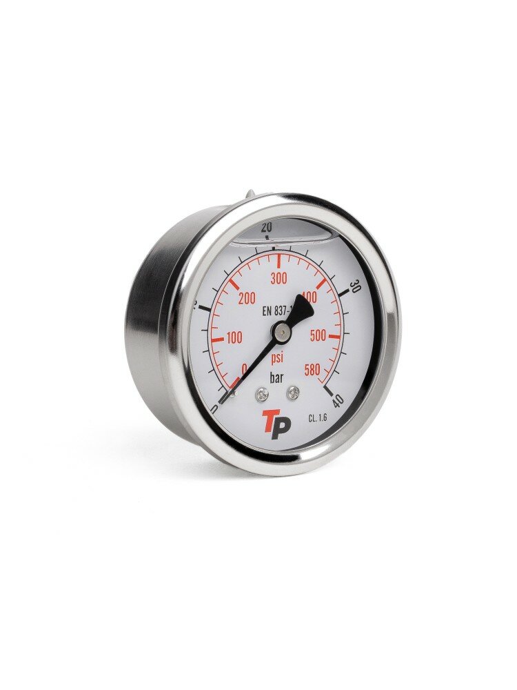 Манометр гидравлический виброустойчивый осевой D63 мм 0-40 bar 1/4BSP TP