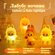 Cartoon La Bubu nightlight Ночник Милый мультяшный светильник для детской комнат...