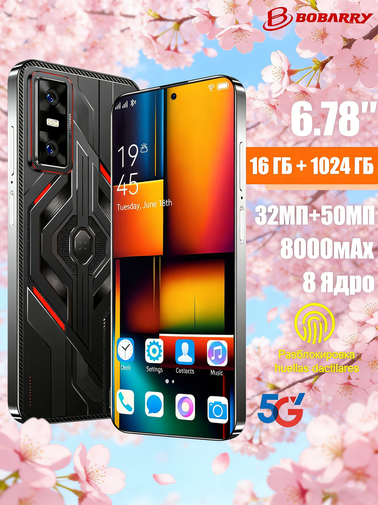 GT30 Pro смартфон Игровой телефон Сертифицирован EAC Честный знак NFC Оригинал Игровой смартфон