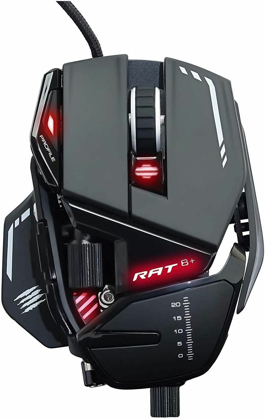 Игровая мышь проводная Mad Catz R.A.T. 8+ , черный