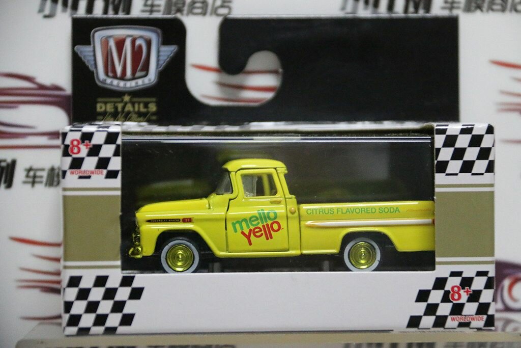 M2 Machines 1:64, литой автомобиль, модель машинки(1959 Chevrolet Fleetside)