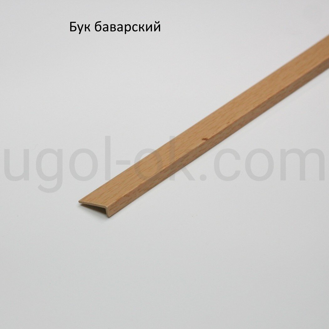 Уголок отделочный ПВХ 5*17*1 мм 2,75м цвет бук баварский 138 бренд Cezar
