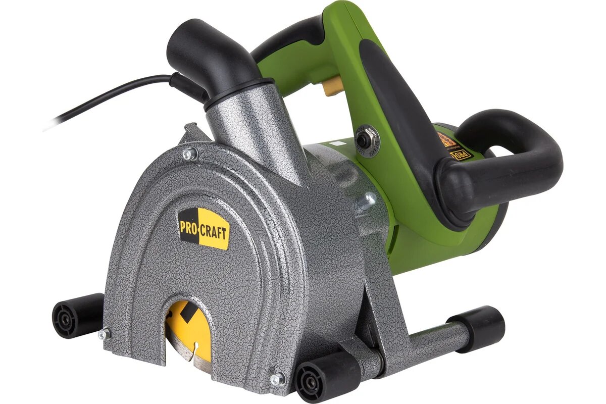 Штроборез Procraft РМ2500-230, сетевой, 2500 Вт, 4500 об/мин, диск 150 мм