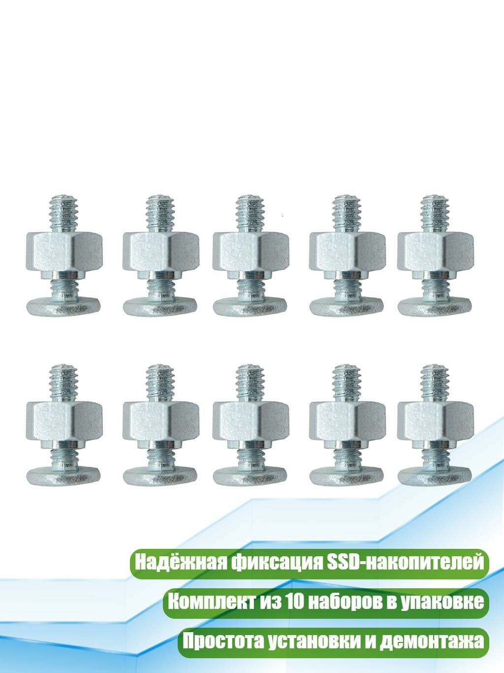 Комплект винтов и гаек для M.2 SSD