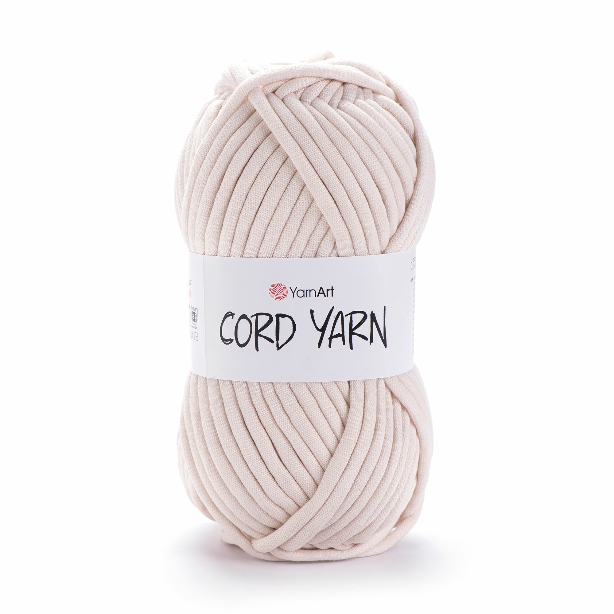 Пряжа YarnArt Cord Yarn 753 (1 моток, 250г/73м) светло-бежевый