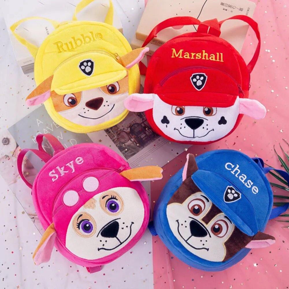 Рюкзак детский "Маршалл" Paw Patrol "Marshall" для девочек, красный, 3-5 лет — фото 1