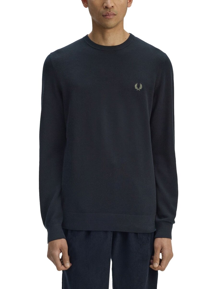 Худи FRED PERRY, размер S, , синий — фото 1