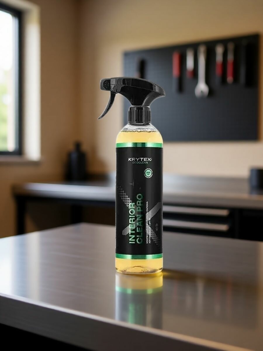 KRYTEX ECOCLEAN INTERIOR CLEAN PRO Усиленный очиститель салона автомобиля, 500 мл