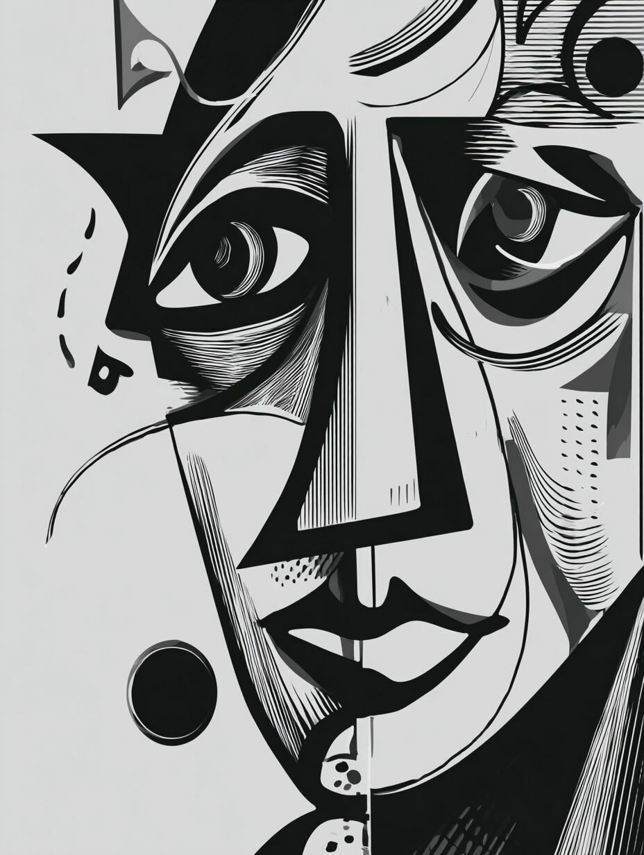 Черно-белый постер 50х70 см - ЧБ 6