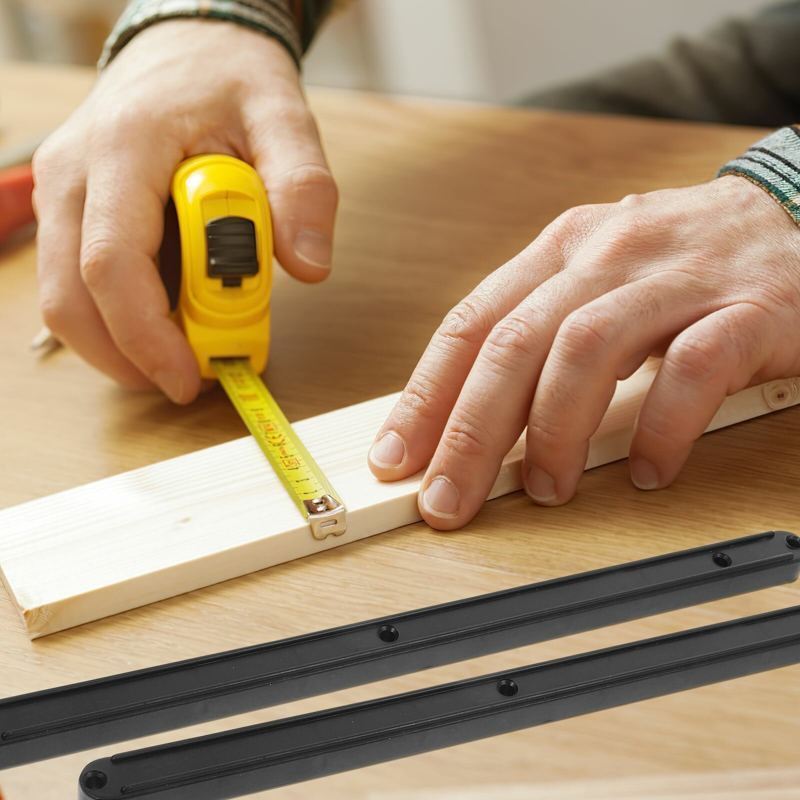 Пара Пластиковых Направляющих Для Ящиков С Гладким И Тихим Ходом, Простая Установка