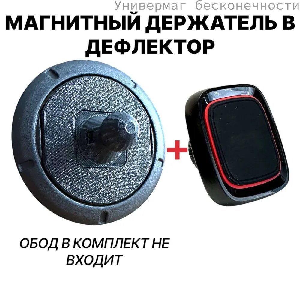 Магнитный автомобильный держатель в дефлектор для телефона