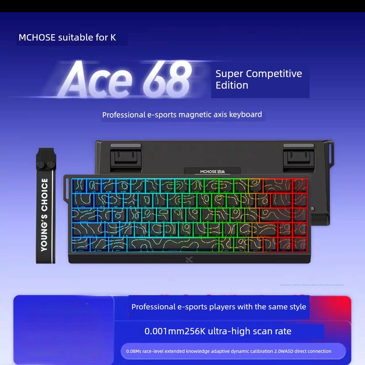 MCHOSE Ace 68 Ultra Edition с акселератором Dragon God: эталон игровой клавиатуры