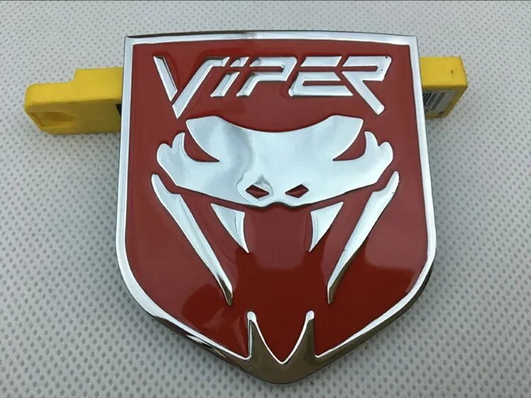 3D Металлическая эмблема на переднюю решетку и наклейка на задний багажник для Dodge Sticker- A