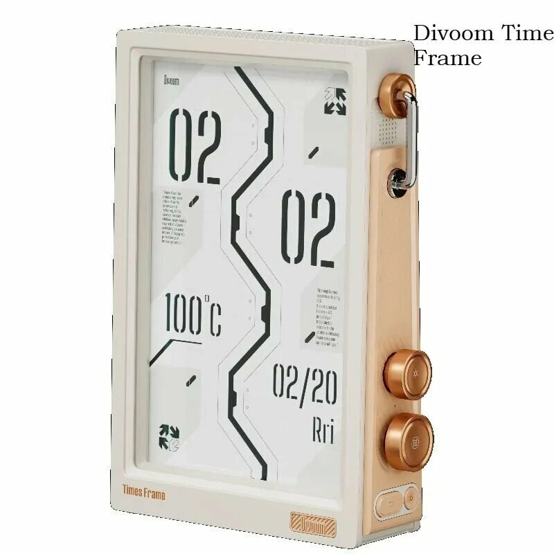 Divoom Times Frame Умный HD-экран 10,1-дюймовые цифровые часы своими руками Календарь погоды на крипторынке Настройка технического подарочного стола