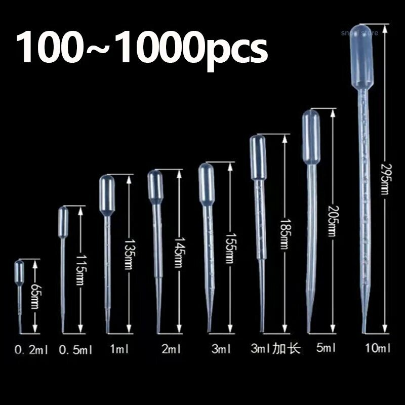 Пластиковые одноразовые пипетки NINTH LIFE 100 шт. 10ml100Pcs