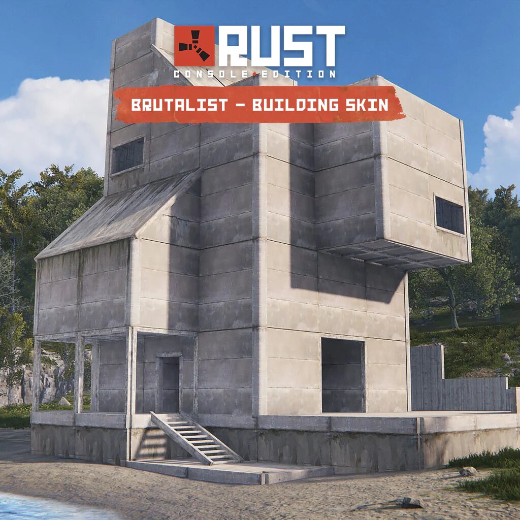 Дополнение Rust - Brutalist Building Skin, цифровое издание PlayStation 5, регион Турция / код пополнения баланса