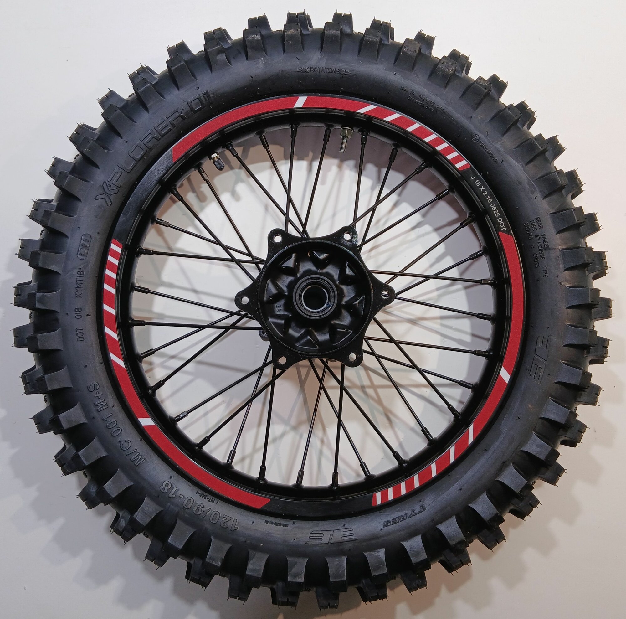 Колесо заднее в сборе 120/90-18" Мотоцикл Regulmoto CR-Z 300