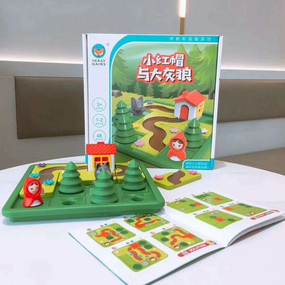 Интеллектуальная головоломка 'Красная Шапочка и серый волк' от LingLink - Развивай логику и моторику у детей
