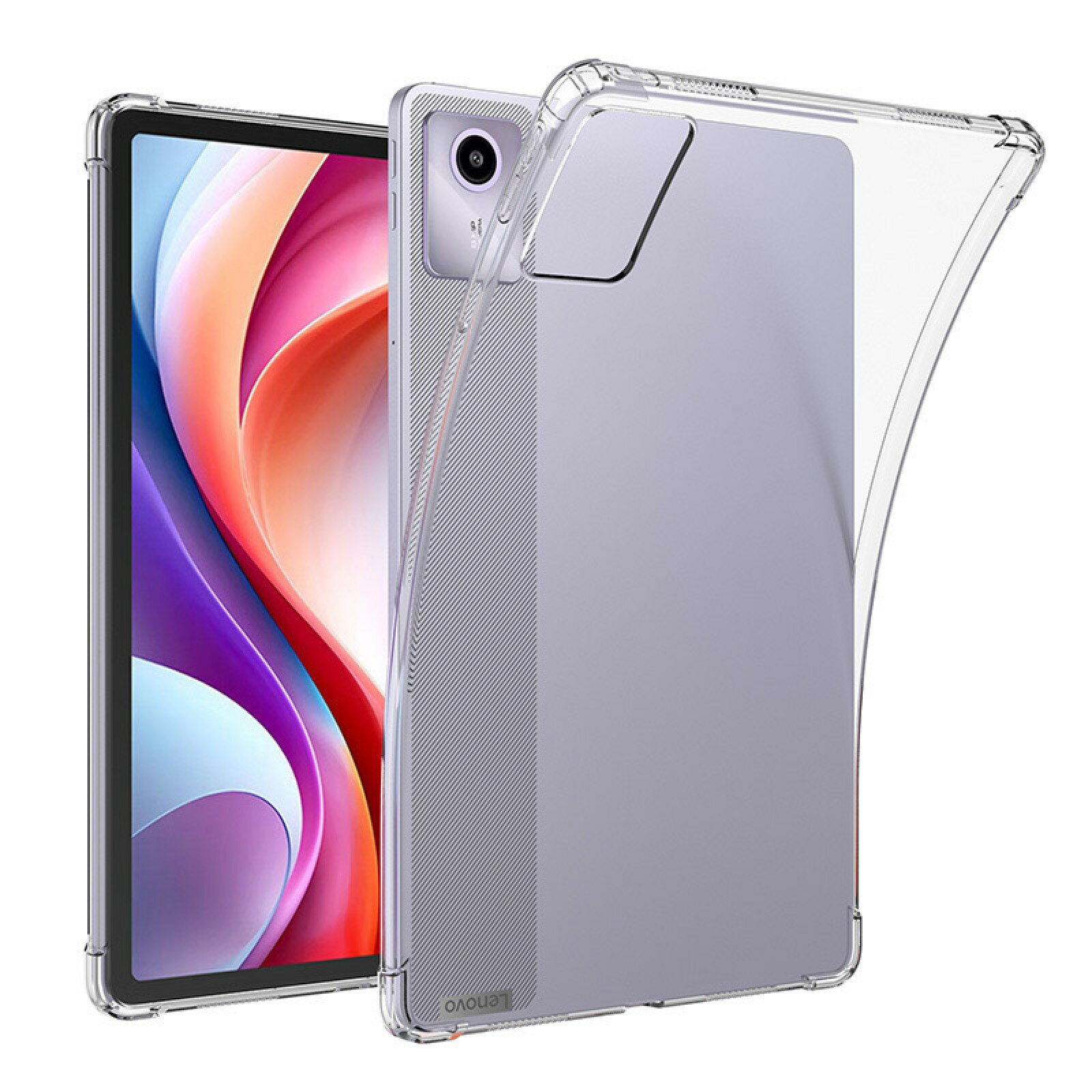 Задняя панель-чехол MyPads Tocco для Lenovo Xiaoxin Pad 2024 11 (TB331FC) прозрачный ультра-тонкий силиконовый