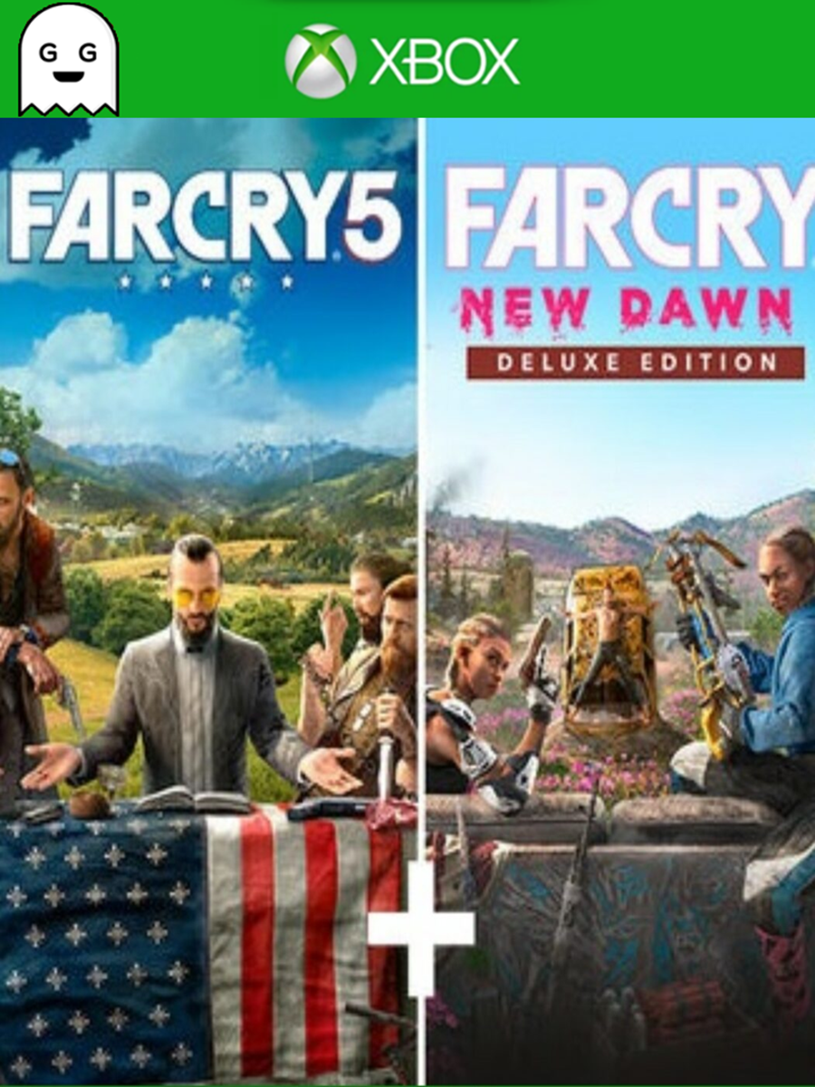 Игра Far Cry New Dawn Deluxe Ed + Far cry 5 Bundle Ed (2в1), цифровой ключ для Xbox One/Series X|S, Рус. озв, Аргентина