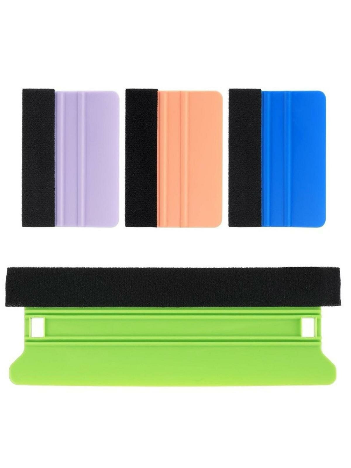 Ракель-войлочный скребок для нанесения тонировки на обои для автомобиля и дома