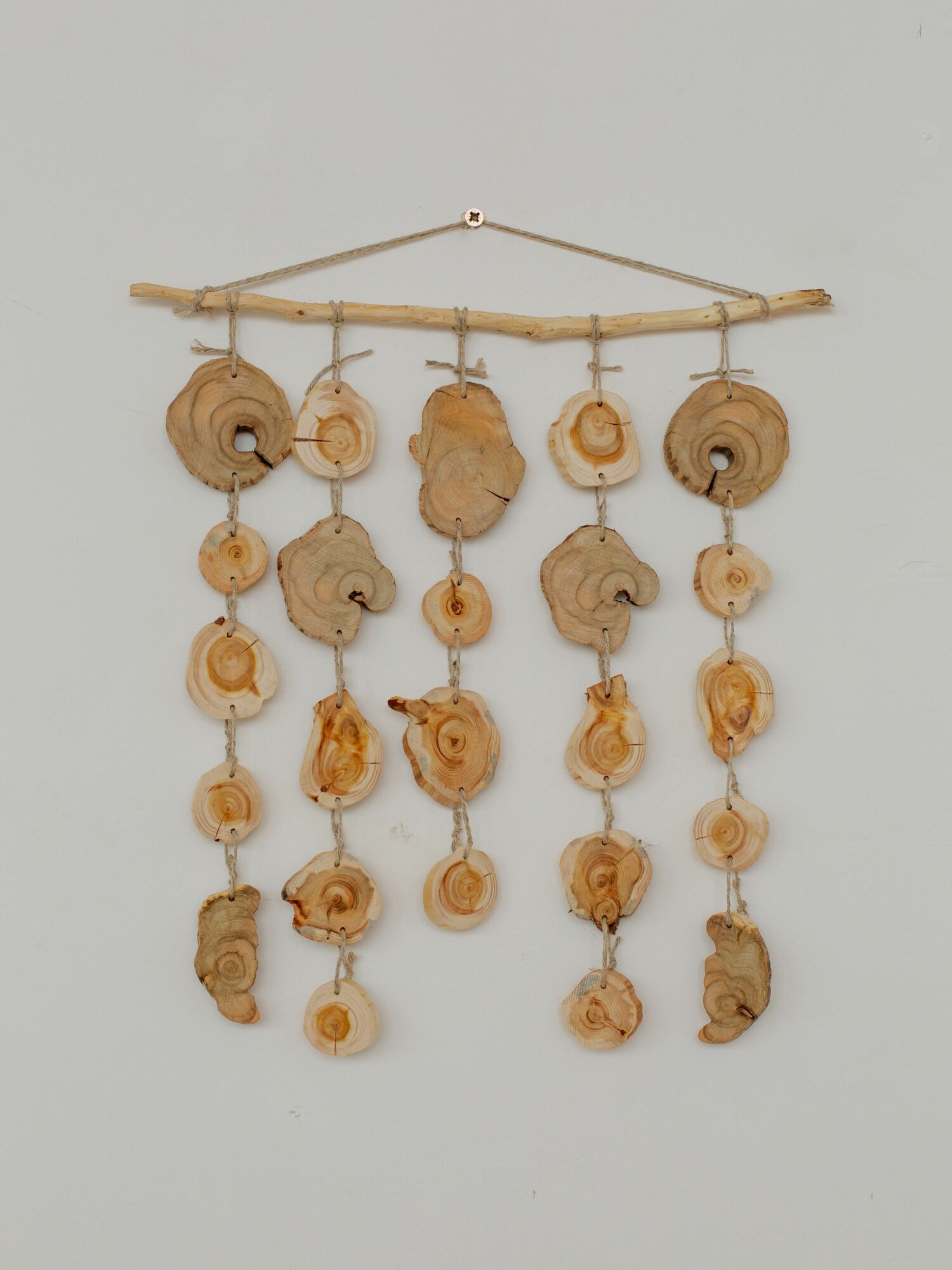 Панно из спилов можжевельника (шторка 30х30см), аксессуары для бани, очень ароматное