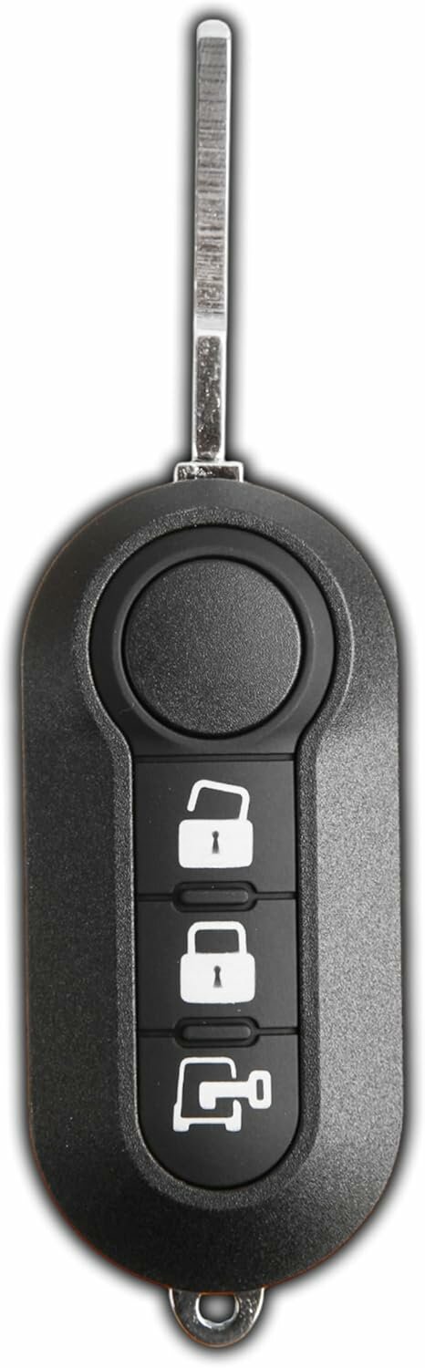 KeylessOption Дистанционное управление брелоком без ключа, замена 3-х кнопок с необрезанным лезвием зажигания для Ram Pr