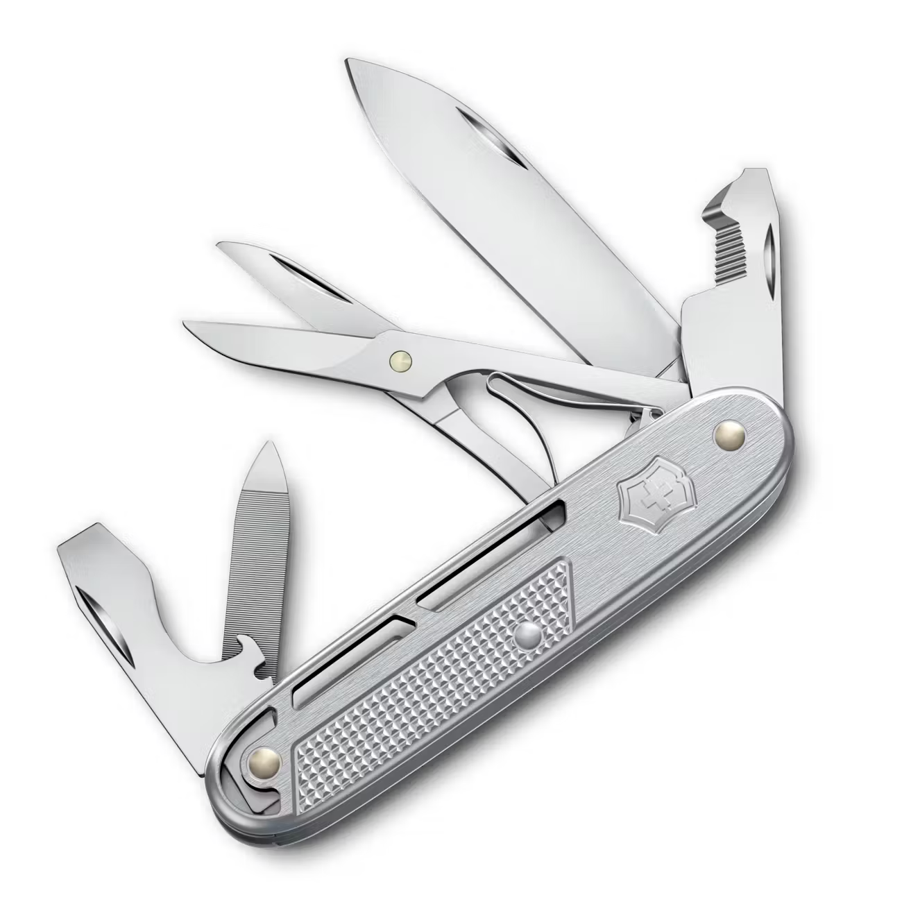 Нож перочинный Victorinox Synergy X Alox 93мм серебристый 0.8226.26