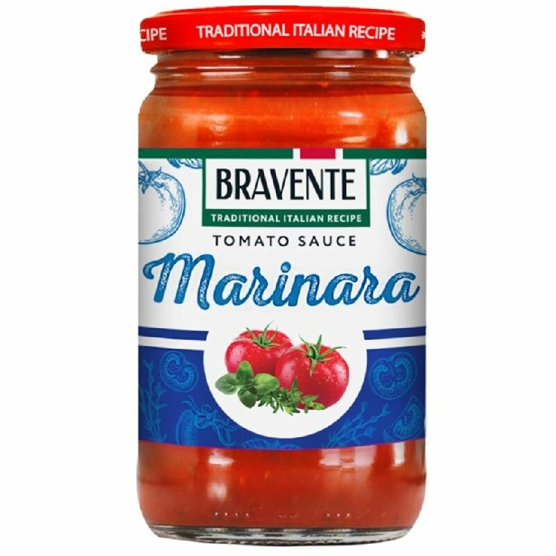 Соус BRAVENTE Tomato MARINARA томатный Маринара /стекло/ 360г