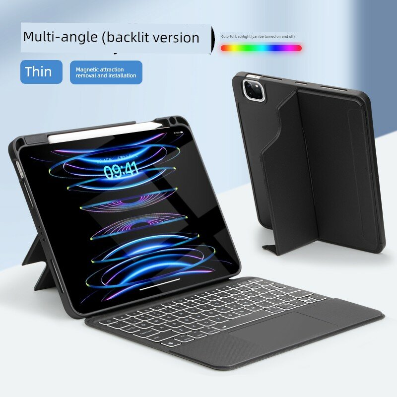 Клавиатура для iPad Air3/4/5/6/7, съемная магнитная клавиатура для iPad10.2 7-го/8-го/9-го поколения, pro 11inch