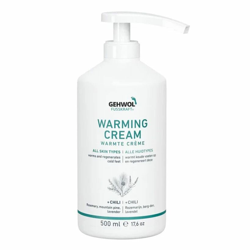Gehwol - Fusskraft Warming Cream Красный согревающий крем бальзам для сухой кожи ног 500 мл