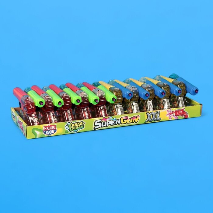 Жидкая конфета SUPER GUN XXL, ассорти, 30 мл