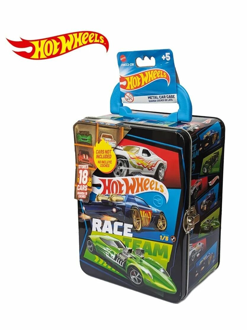 Портативный кейс для хранения 18 машинок Hot Wheels арт. HWCC