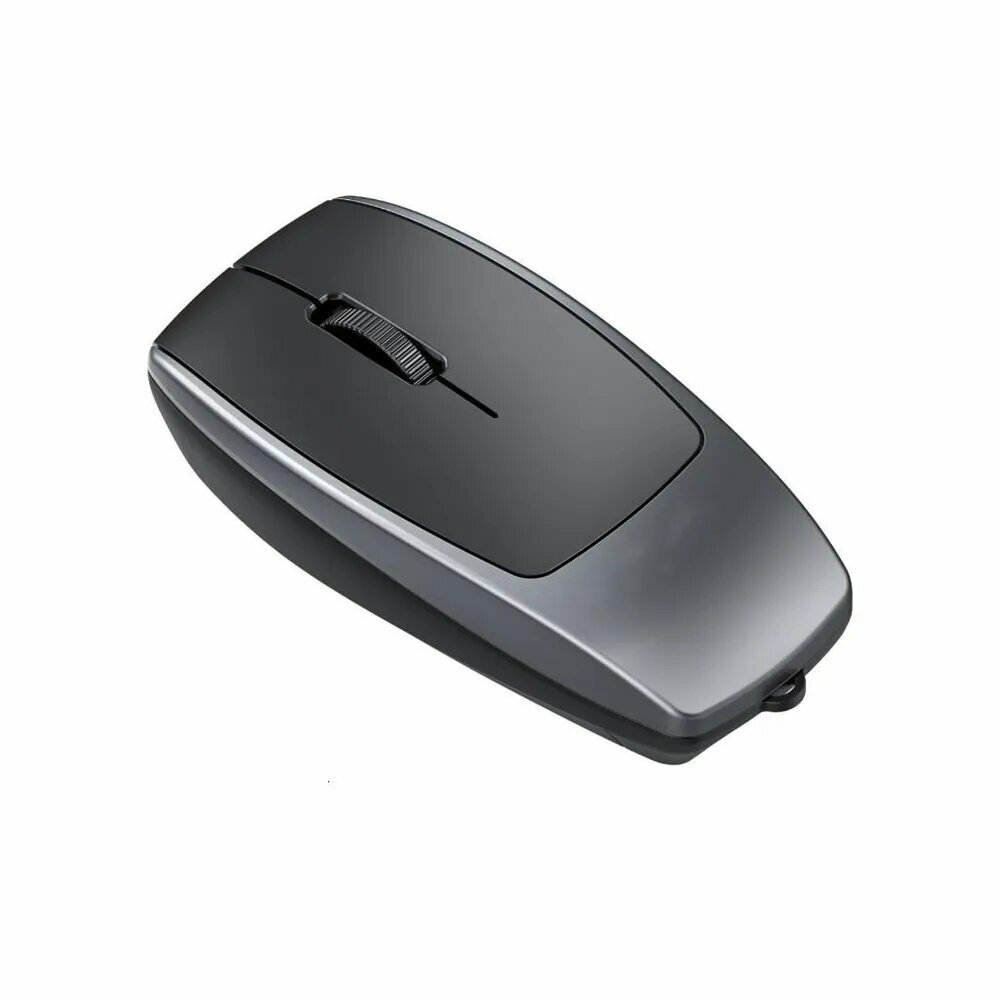 Устройство чтения карт памяти беспроводной мыши Bluetooth с расширением системы на 2 ТБ-серый металл