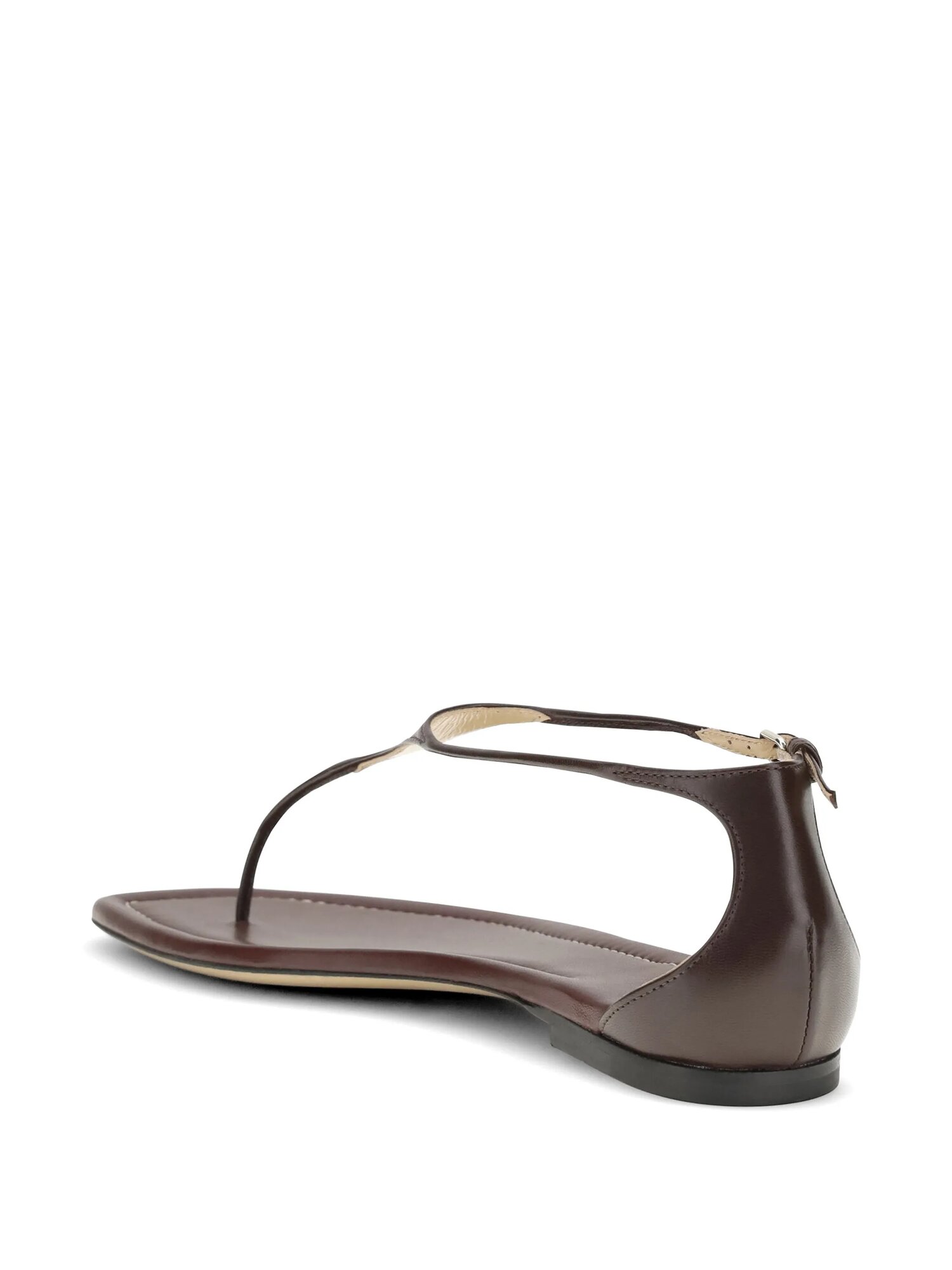 Босоножки Francesco Russo T-strap square-toe sandals, размер 37, brown — фото 1