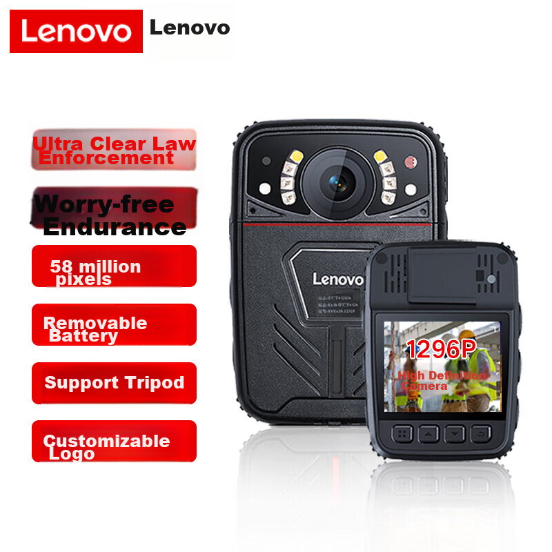 Камера Lenovo для ношения на теле с взрывозащитой, HD инфракрасное ночное видение, портативный видеорегистратор DSJ-1W
